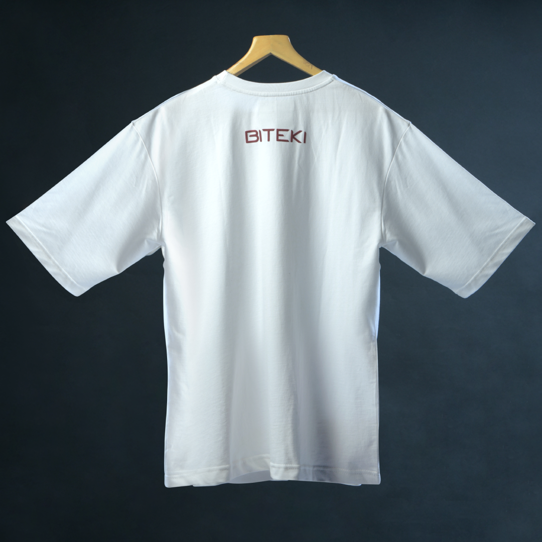 Cherry Blossom Cascade Tee White – biteki