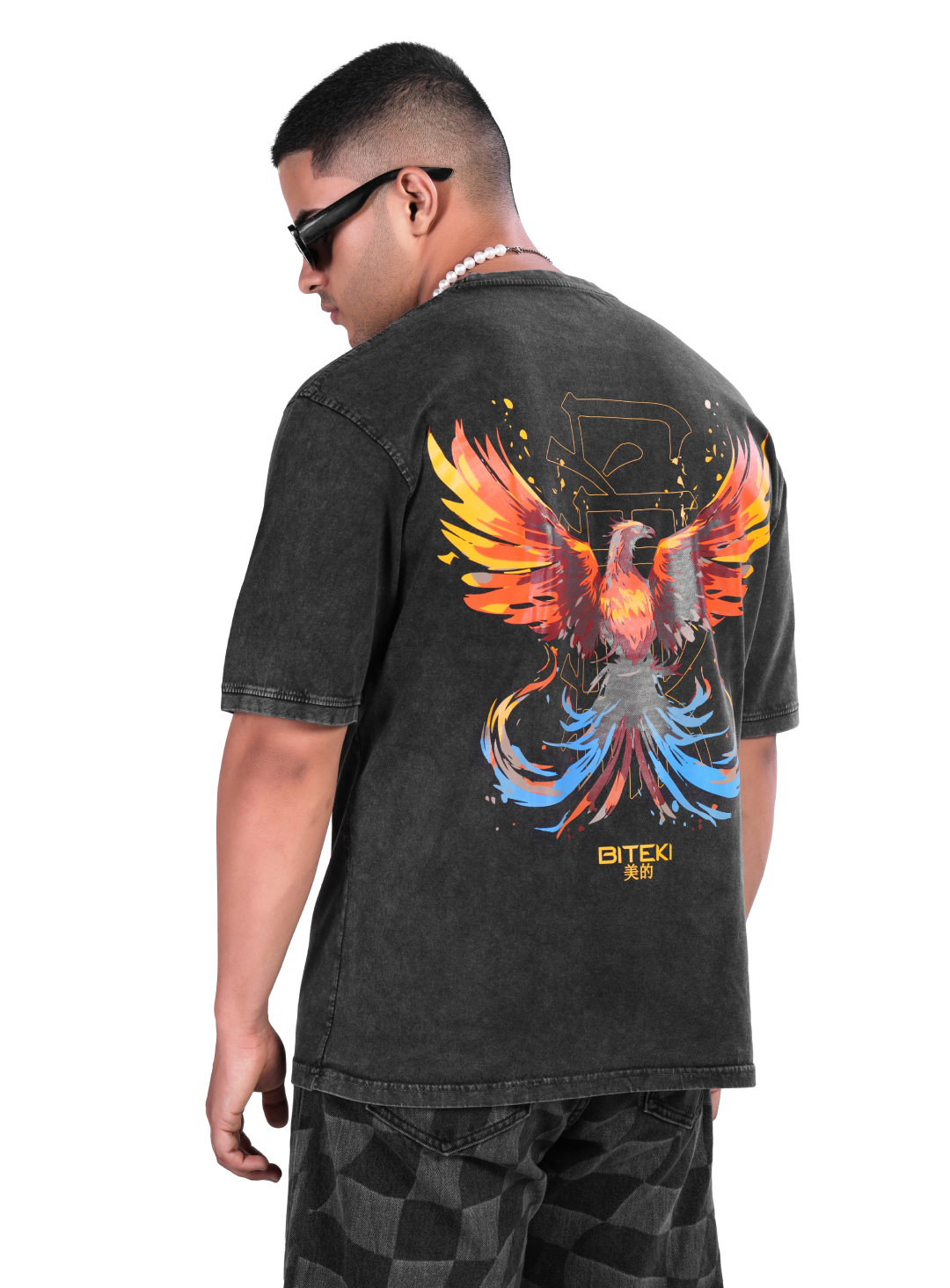 Noctural pheonix Biteki Tee Acid Wash – biteki