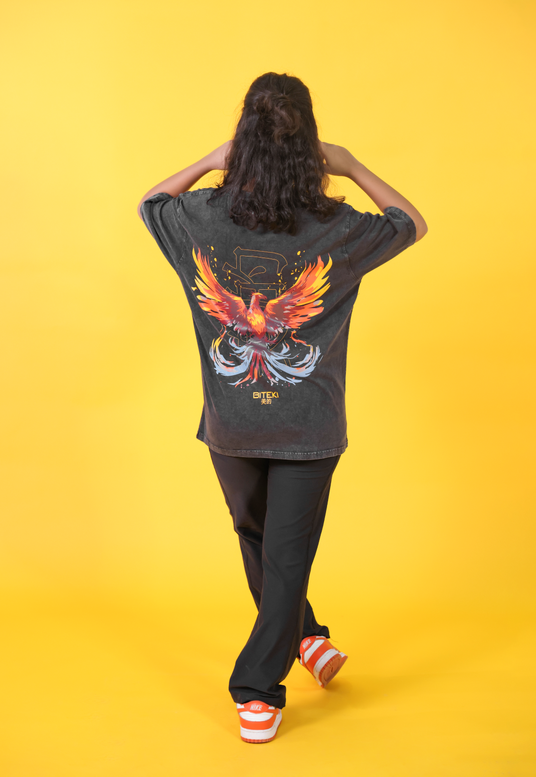 Noctural pheonix Biteki Tee Acid Wash – biteki